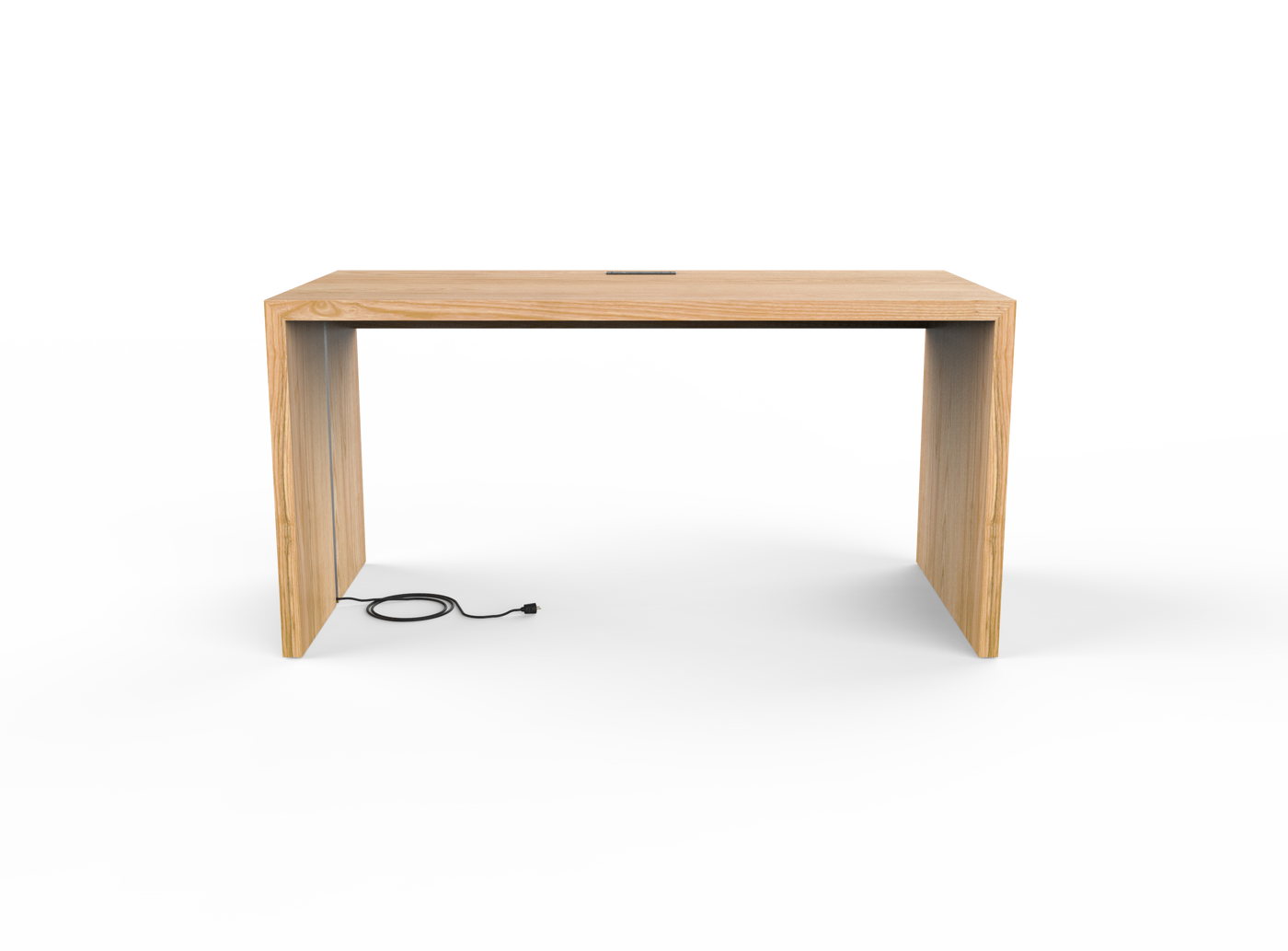 Custom Built Waterfall Desk | Solid Wood, Handcrafted, Industrial and ...